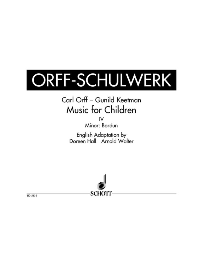 Series: Orff-Schulwerk