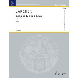 deep red, deep blue