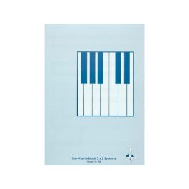 Piano manuscript paper pad