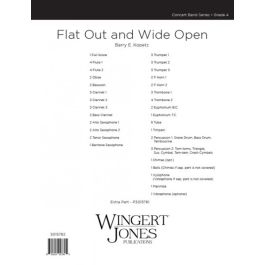 Flat Out and Wide Open - Full Score