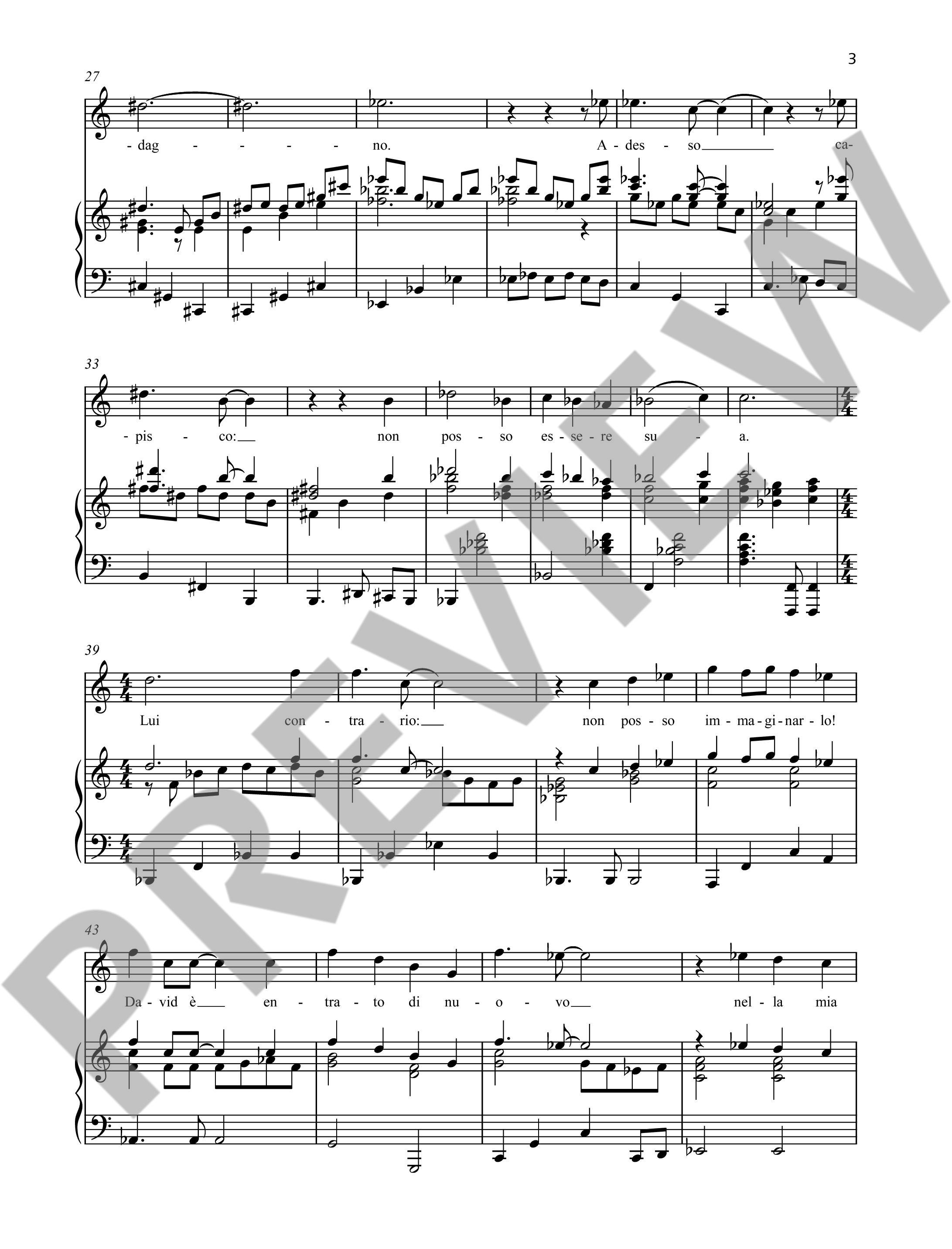 Gabrieli, Tommaso : Damian, - soprano (tenor) and piano - Schott ...