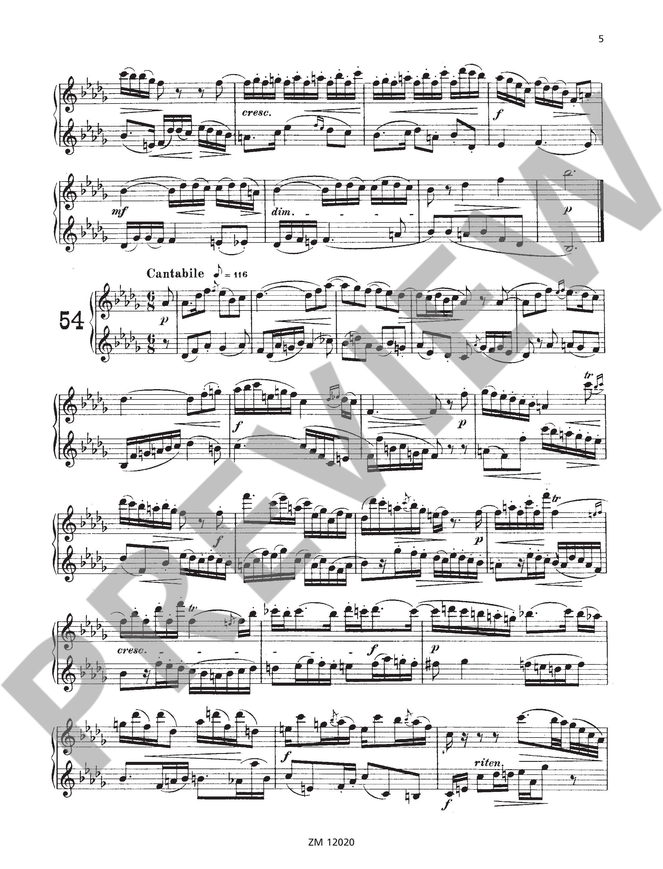 Flemming, Fritz : 60 Oboe Pieces for Practice of Progressive Difficulty, - oboe with 2. oboe als ...