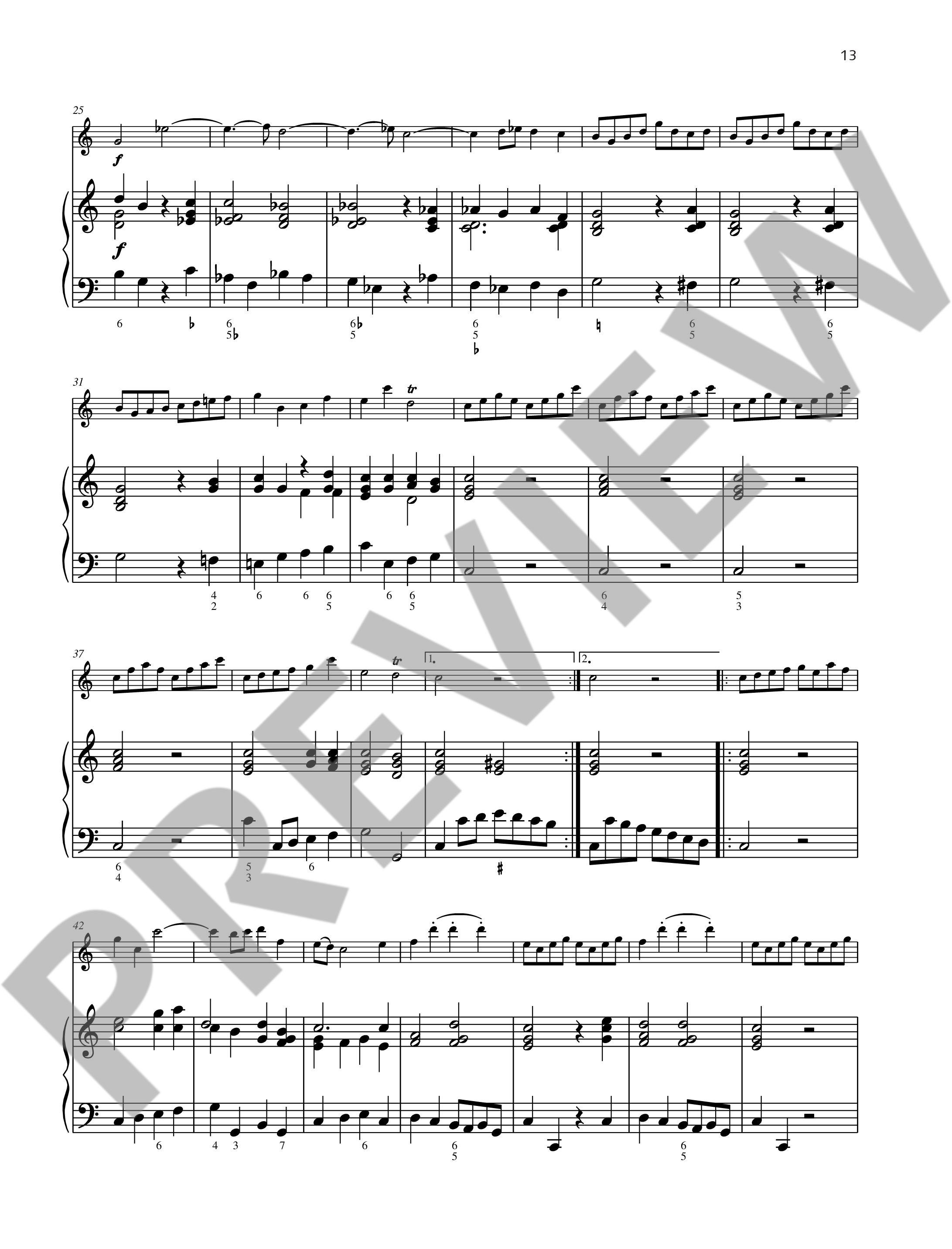 Quantz, Johann Joachim : Six Sonatas, No. 1-3 - flute and basso ...