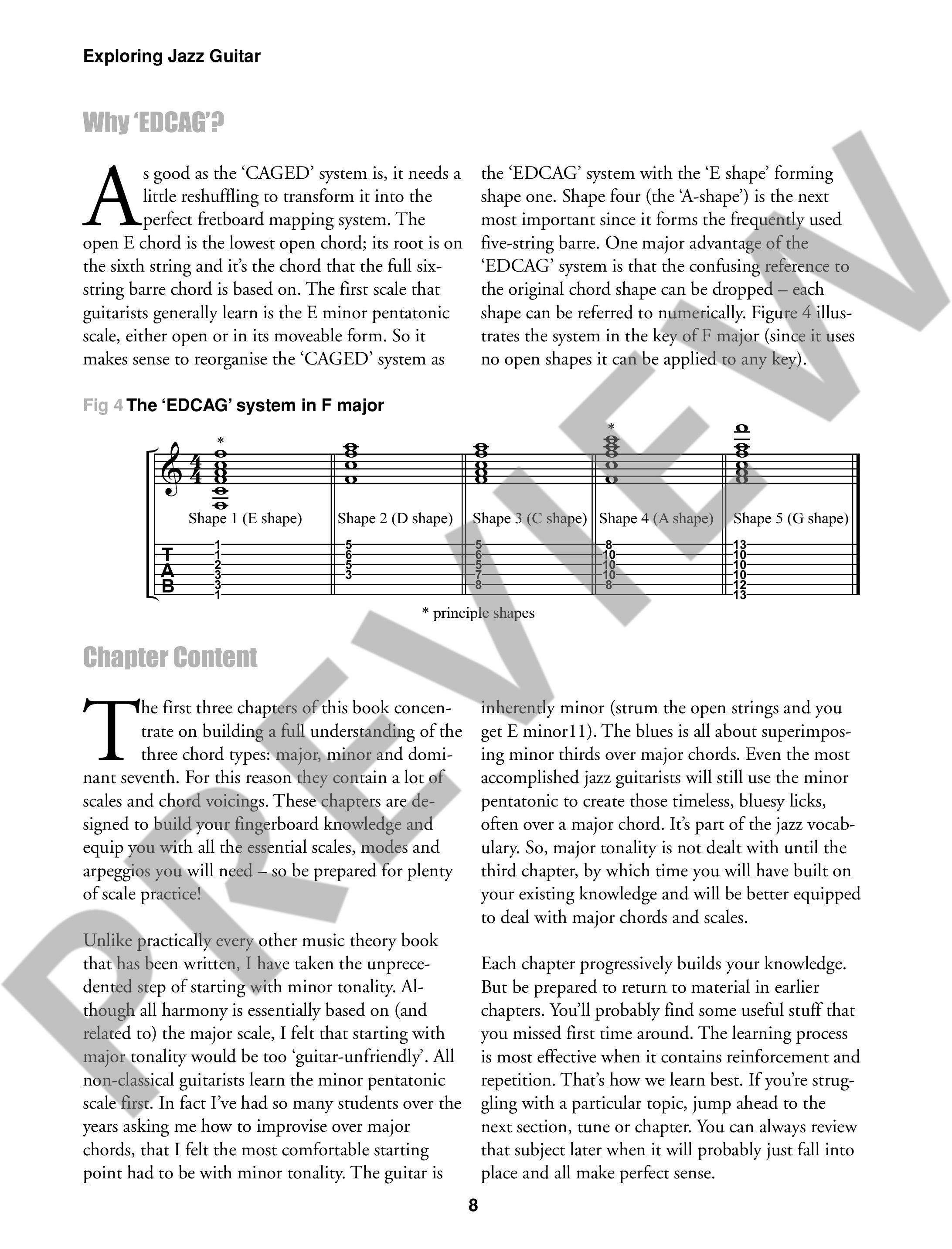 Exploring Jazz Guitar, An Introduction to Jazz Harmony, Technique and ...