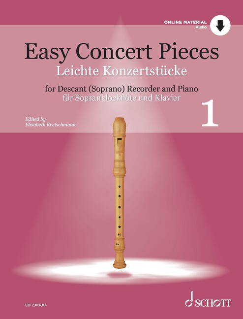 Easy Concert Pieces, 30 Pieces from 5 Centuries - descant recorder and ...